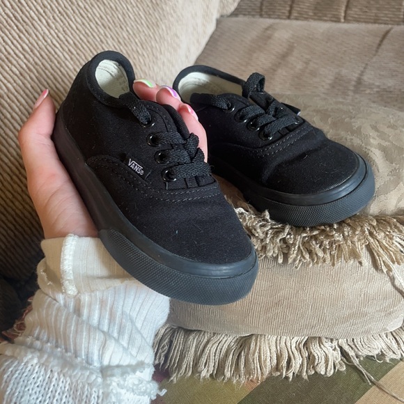 Vans | Shoes | Vans Toddler All Black | Poshmark